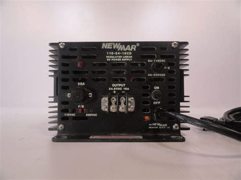 Newmar 115 24 16cd Power Supply Voltage Converter 115 Vac To 24 Vdc