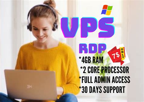 Renewable Windows VPS RDP GB RAM With Core Processor Full Admin Access Days For
