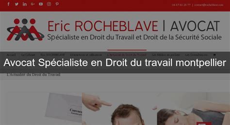 Avocat Spécialiste En Droit Du Travail Montpellier Avocats