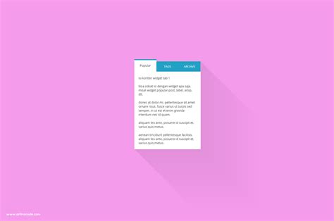 √ Cara Memasang Multi Tab Sidebar Widget Arlina Code