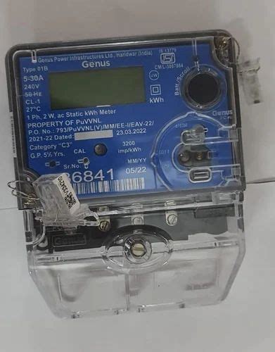 Three Phase Electric Meter Saral Submeter Phase Retailer From Faridabad