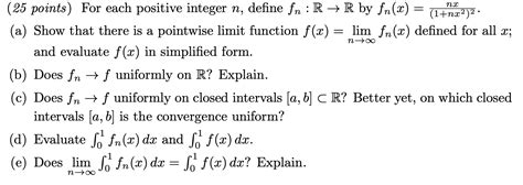 Solved пх N 25 Points For Each Positive Integer N Define