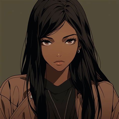 Brown Skin Anime Female