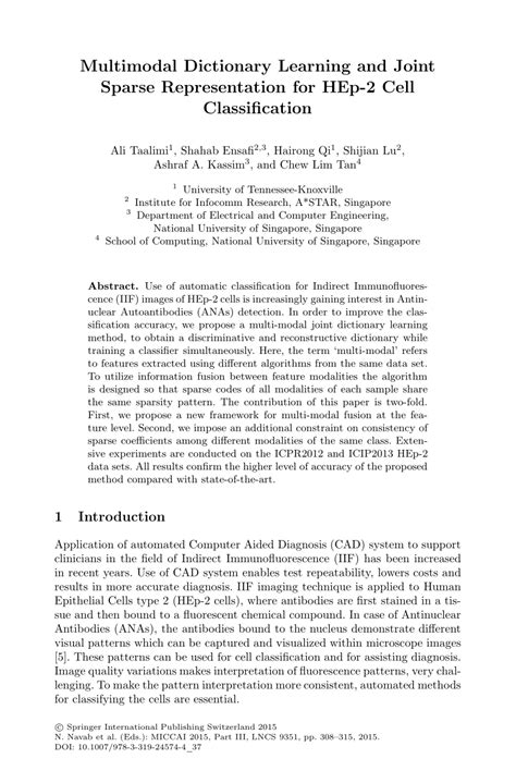 Pdf Multimodal Dictionary Learning And Joint Sparse Representation