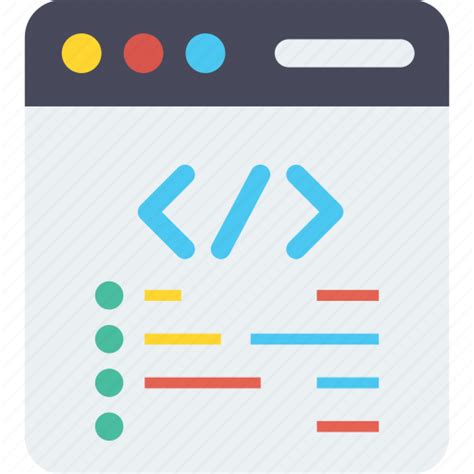 Coding Programming Development Web Page Browser Icon Download On