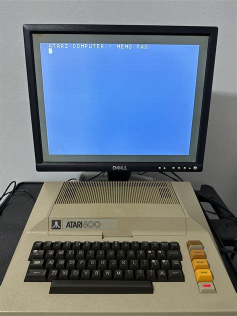 tested 1979 atari 800 8 bit computer psu 1game not xl xe 820 1200