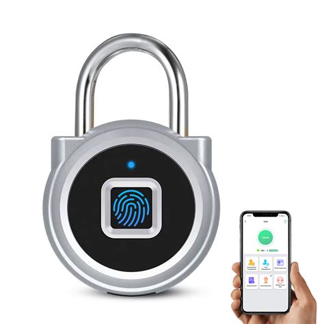Elinksmart Fingerprint Door Lock App Connection Smart Padlock Waterproof And Rustproof Padlock