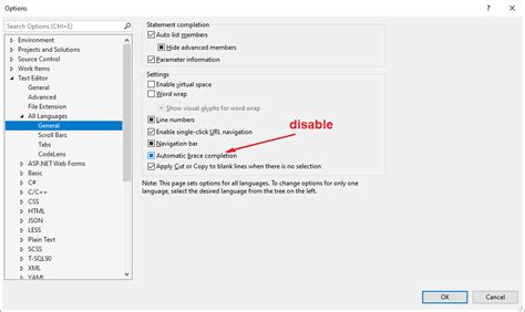 Code Completion How To Disable Automatic Double Quotation Marks In Visual Studio Stack