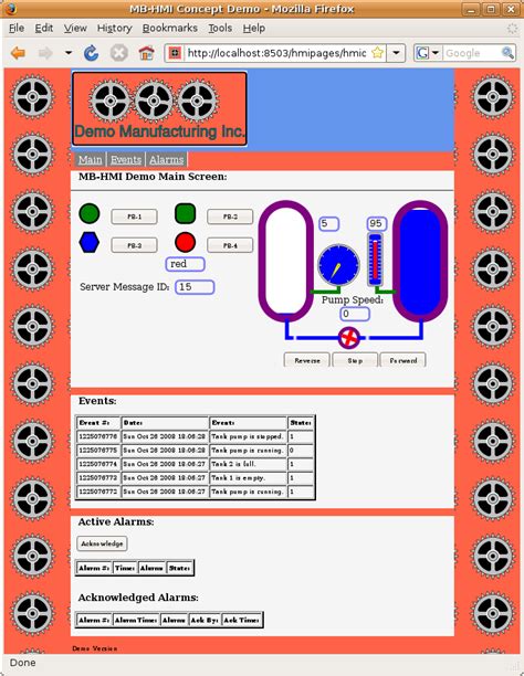 Help HMI HMI Menu Control