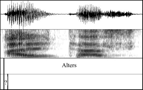 Sample Segmentations Of Wordinitial Vowel Markings In The Material Of Download Scientific
