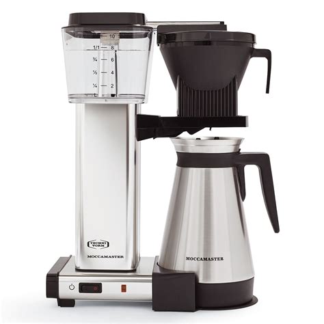 Moccamaster By Technivorm Kbgt Coffee Maker With Thermal Carafe