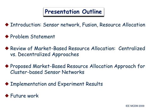 Ppt Autonomous Market Based Approach For Resource Allocation In A