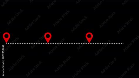 gps location pointers animation location map pointers with pin icon