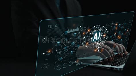 Ai Neural Network And Data Processing System Marrow Stock Video Video