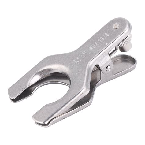 Laboratory Equipment Essentials Stainless Steel Spherical Pinch Clamp With Screw Type Locking Laboratory Equipment Essentials Stainless Steel Spherical Pinch Clamp With Screw Type Locking