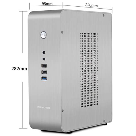 9000 Aluminio De Escritorio Para Htpc Caja De Orde Grandado