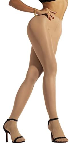 Sofsy Nude Skin Colored Tights For Women Opaque Skin Tone Pantyhose Stockings Natural Small