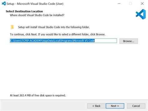 install vs code on windows 10 tcp ip academy