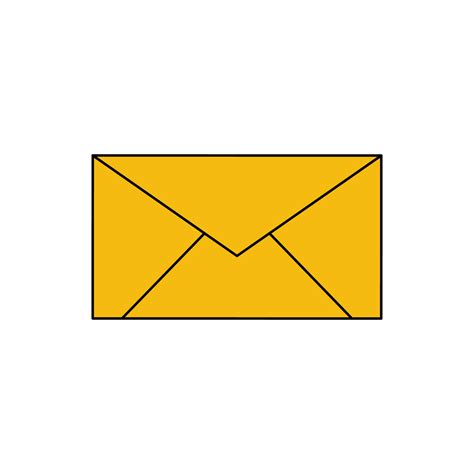 envelope mail paper communication isolated white letter message
