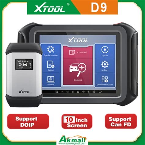 Xtool D9 All System Diagnostic Scanner Automotive Key Programmer