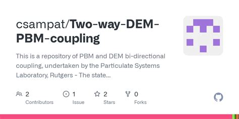 Github Csampattwo Way Dem Pbm Coupling This Is A Repository Of Pbm Github Csampattwo Way Dem Pbm Coupling This Is A Repository Of Pbm