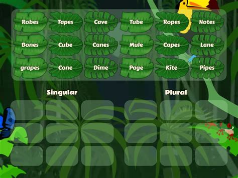 Singular Or Plural Bossy E Group Sort