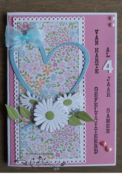 Nicolettes Kaarten 4 Jaar Getrouwd
