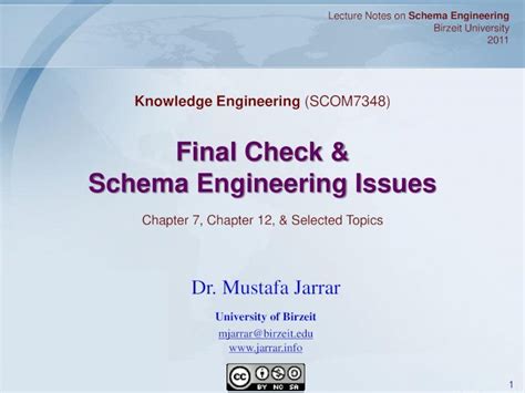 Pdf Schema Engineering Issues And Final Check · 2019 03 19 · Schema