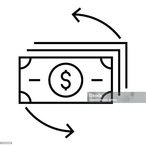 회전율 벡터 아이콘 디자인 금융 및 투자자 기호 화이트 배경 비즈니스 자본주의 및 금융 표지판 현금 흐름 개념 개념에 대한 스톡 벡터 아트 및 기타 이미지 Istock