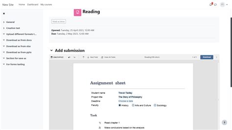 How To Create Form Assignments In Moodle With The Integrated Onlyoffice Docs