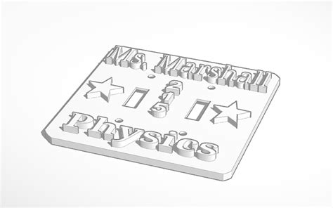3d Design Light Switch Cover Msm Physics Tinkercad
