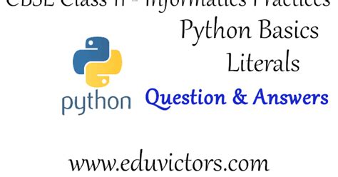CBSE Papers Questions Answers MCQ CBSE Class 11 Informatics Practices Python