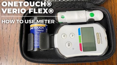 Check Blood Sugar With Onetouch® Verio Flex Meter Youtube
