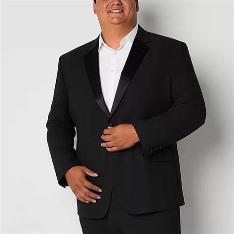 J Ferrar Ultra Comfort Evening Edition Mens Big And Tall Tuxedo Jacket