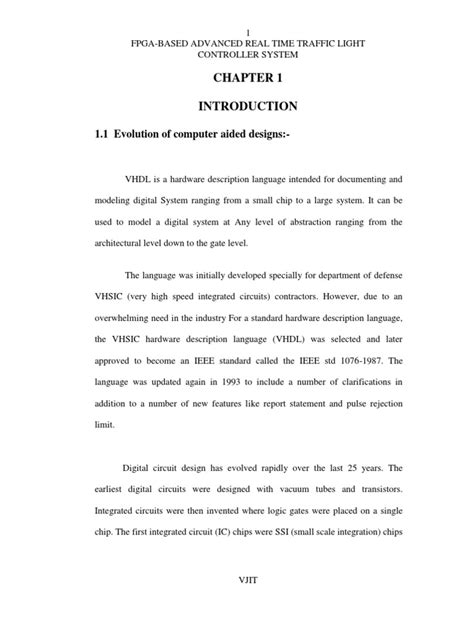 Fpga Based Advanced Real Traffic Light Controller System Pdf Field