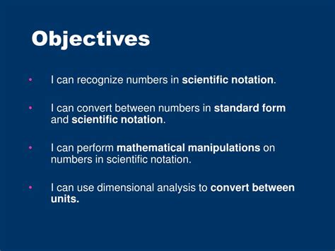 Ppt Scientific Notation And Dimensional Analysis Powerpoint