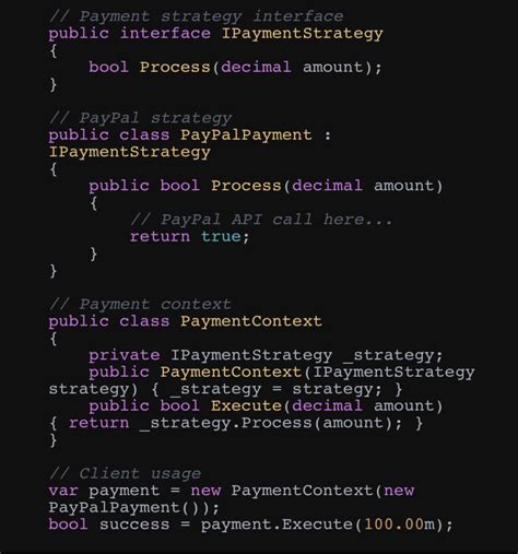 how to use strategy pattern for payment integrations ahmed zarour posted on the topic linkedin