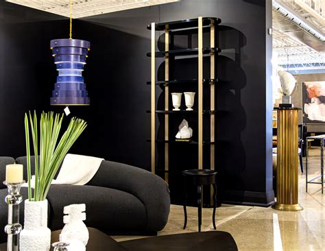 Modern Bookcase Cabinet In Brass And Black Lacquer Carrocel Fine