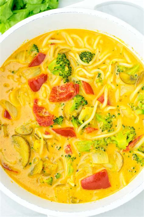 Coconut Curry Noodle Soup Contentedness Cooking