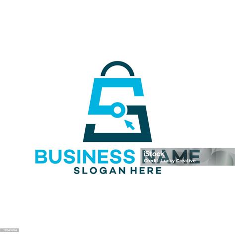 S 쇼핑백 로고 벡터 판매 로고 디자인 템플릿 디자인 개념 로고 템플릿로 된 로고 유형 요소 가방에 대한 스톡 벡터 아트 및