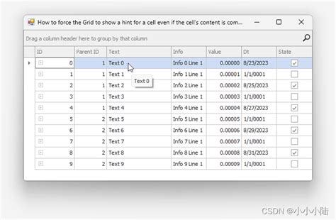 winforms data grid how to display tooltips for grid cells if cell content is completely