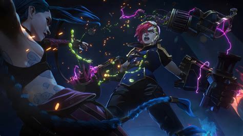 802c Arcane Vi Jinx 4k Wallpaper Pc Desktop