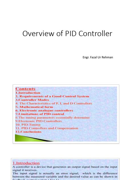 Pid Overview Pdf