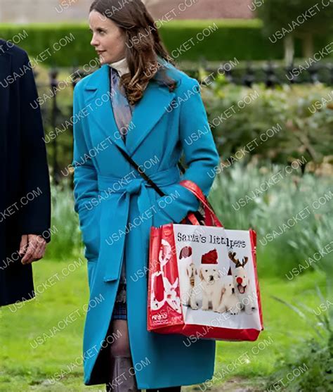 Christmas In Notting Hill 2023 Sarah Ramos Trench Coat Usa Jacket