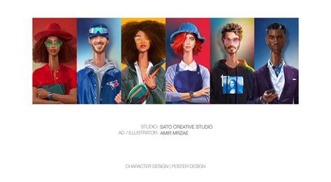 数字插图时尚人物肖像时尚插画角色设计欣赏 12p