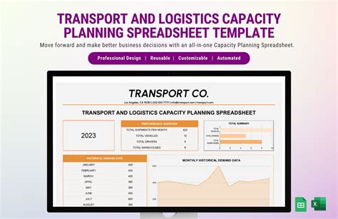 Logistics Templates In Excel Free Download