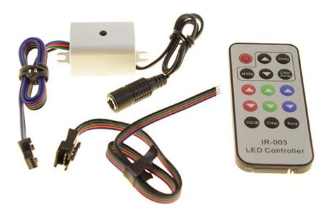 Rgb 12v Led Strip Light Controller With Remote — Birds Eye