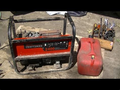 Old Craftsman Generator 90s 2400 Watts Does It Work Youtube