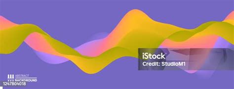 현대 그라데이션 색상으로 추상적인 물결 모양의 배경 트렌디 한 액체 디자인 모션 음파 배너 전단지 및 프레젠테이션을 위한 벡터 그림입니다 0명에 대한 스톡 벡터 아트 및