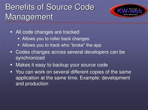 ppt source code management with cvs powerpoint presentation free